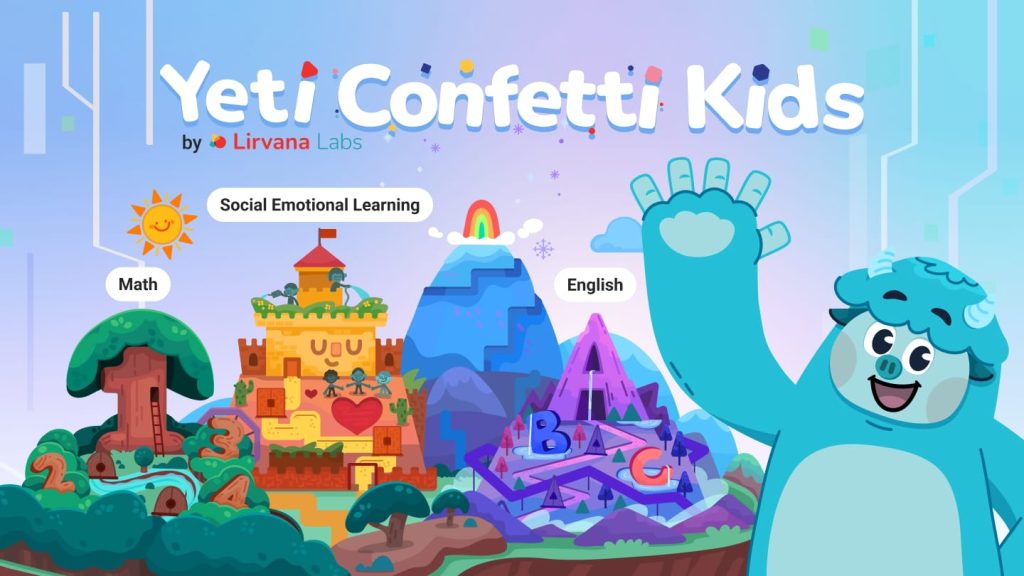 Yeti Confetti Kids – Educational App by Lirvana Labs – BRYCE